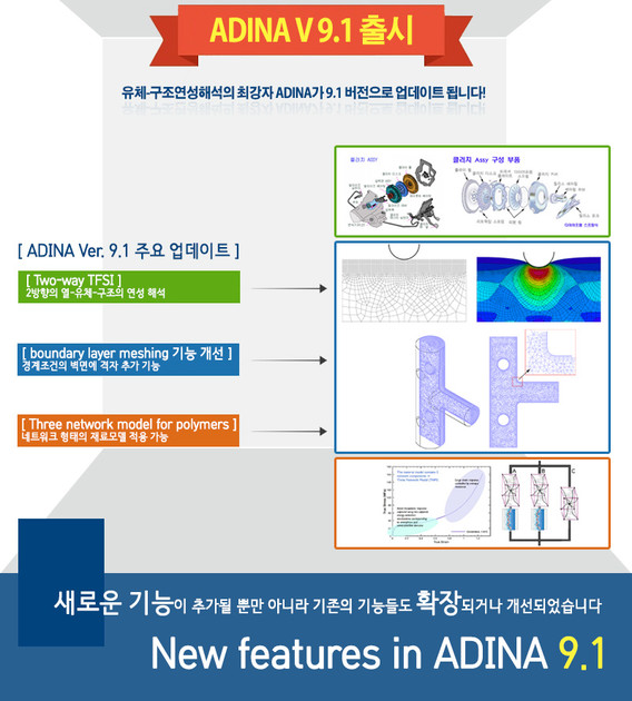 ADINA 9.1버전 출시 : ableMAX