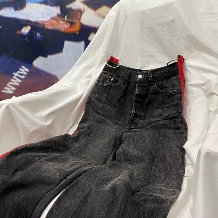 Vetements Red Stripes Reworked Jeans : wwtwseoul