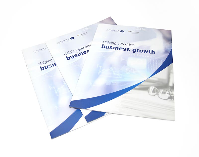 회계법인 브로슈어 디자인 브로셔 카탈로그 소책자 사업보고서 가이드북 등 기업의 홍보 및 제품 서비스를 소개하는 목적으로 디자인한 인쇄물 포트폴리오 리스트입니다