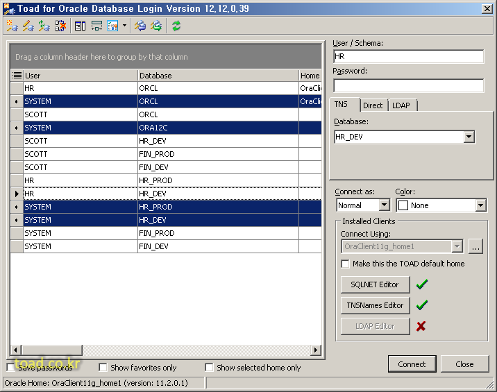 [Toad for Oracle] DB 접속 기록 삭제 : 토드 활용 TIP | 토드 커뮤니티 | Toad Community