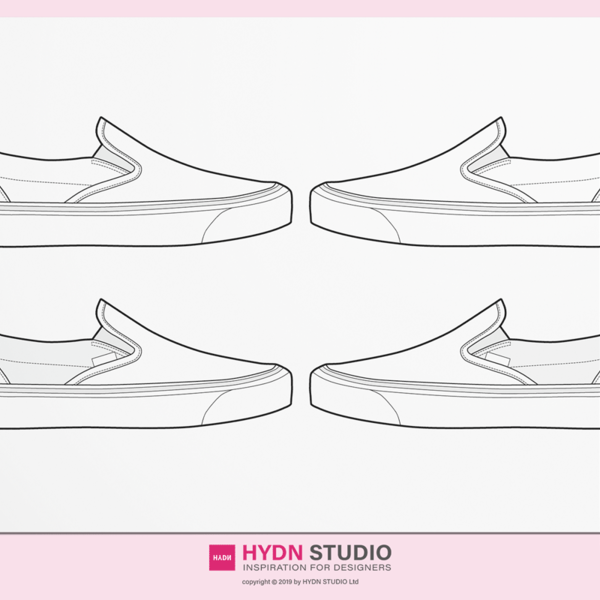 Vans Slip On Template