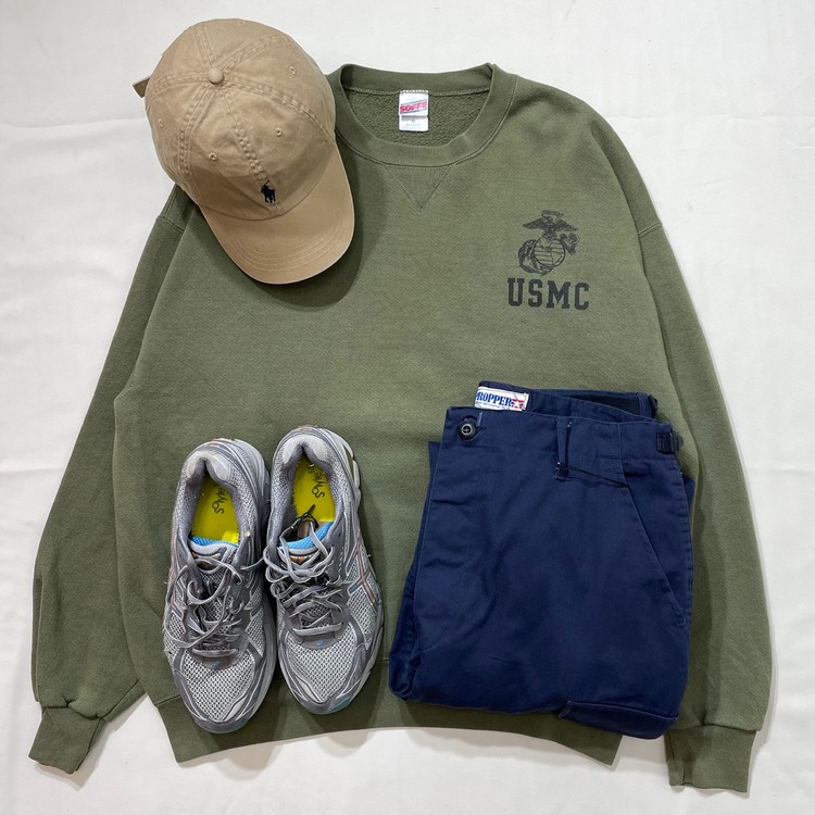 Soffe USMC Military Sweatshirt (110) : OLDCOMPANY(올드컴퍼니)