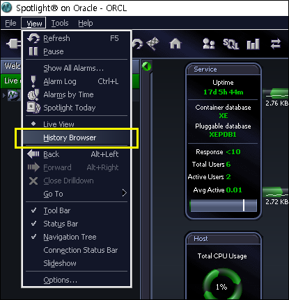 [Spotlight on Oracle] 알람이 발생했던 시점의 DB서버 상태(스냅샷) 보기 : 토드 활용 TIP | 토드 ...