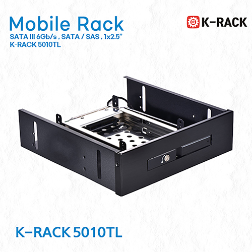 K-RACK 5010TL 2.5인치 HDD 1BAY Rack : 라스코