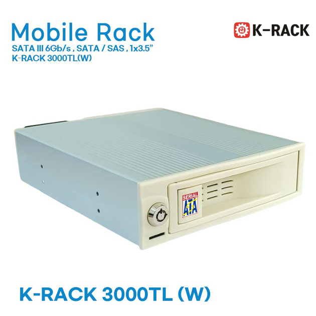 K-RACK 3000TL W 3.5인치 HDD 1BAY Rack : 라스코