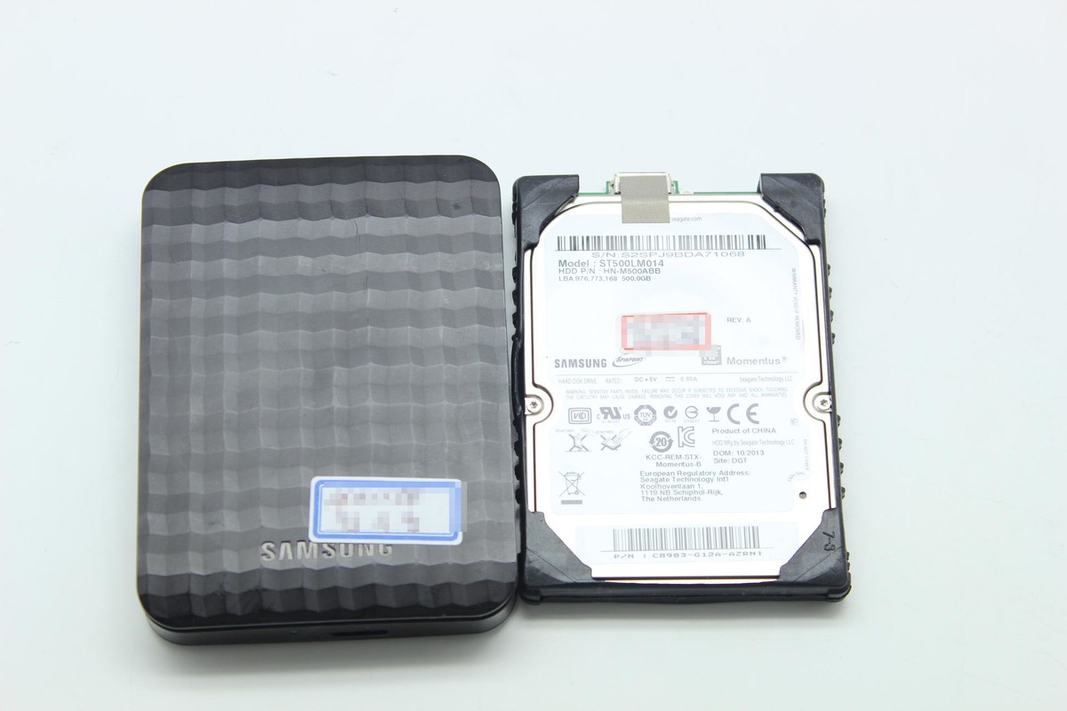 스틱션 증상으로 모터가 돌지 못하는 삼성 외장하드 500GB 데이터복구 (ST500LM014) : 데이터세이브 부산데이터 복구