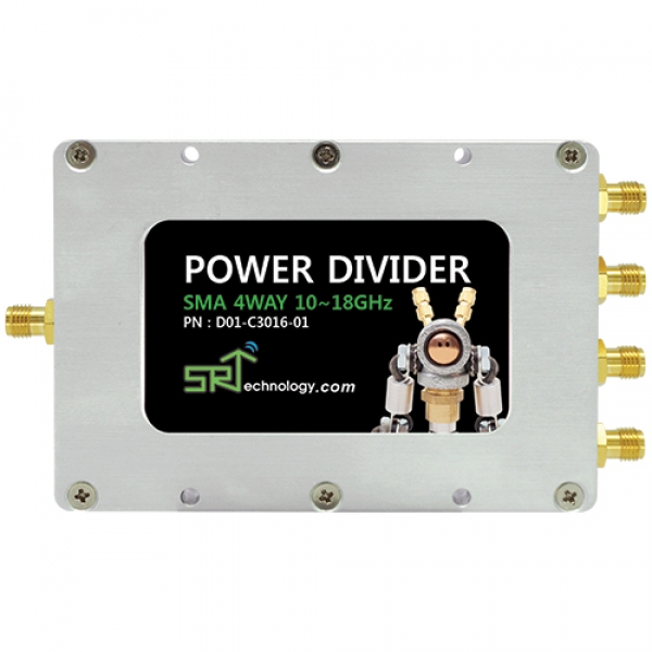 POWER DIVIDER, SMA 4WAY 2.0~4.0GHz : SRT