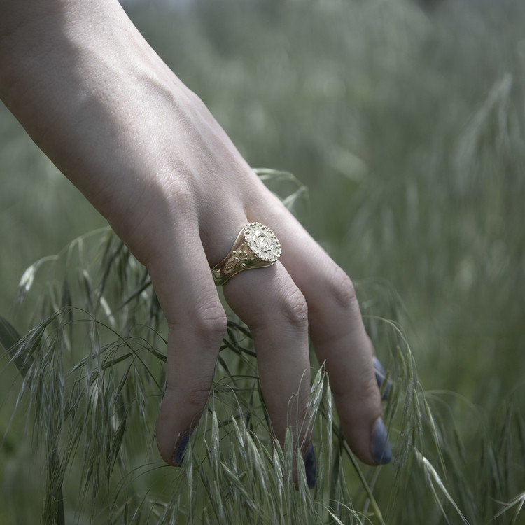 flat rose ring ⎜ 플랫 로즈링 ( 4 color ) : 타이니바이트 tinybite -핸드메이드 주얼리