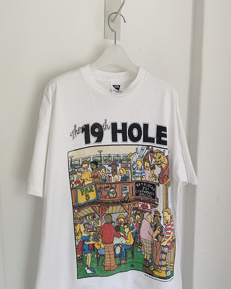 (Deadstock) 90's "The 19 th HOLE" USA T-shirt : lilisun