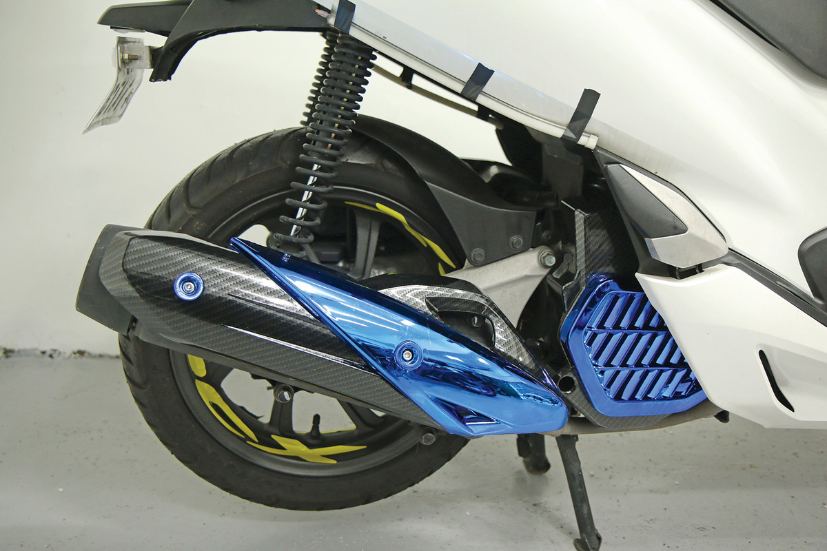 동보모터스(MSR), PCX용 머플러 커버 출시 : 한국이륜차신문