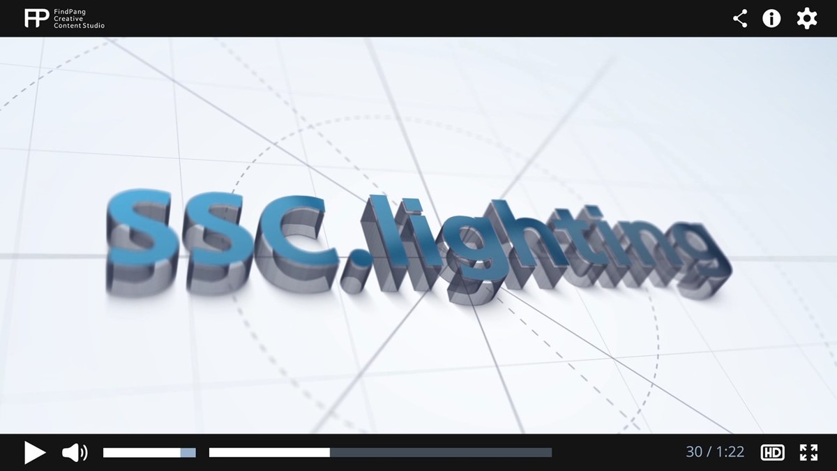 SSC lighting 제품 홍보영상 : (주)파인드팡
