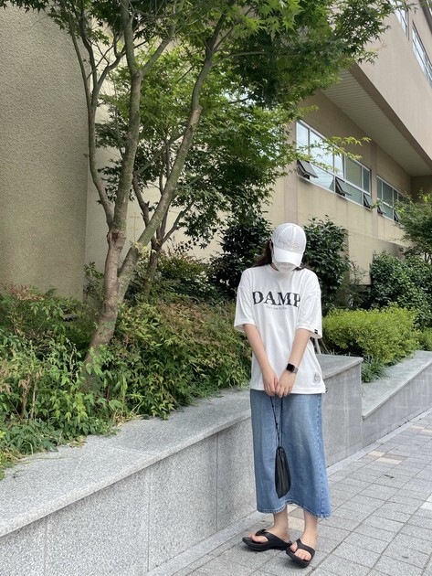 DAMP CLASSIC LOGO ATELIER OVERSIZED TEE : 모티브-이펙트