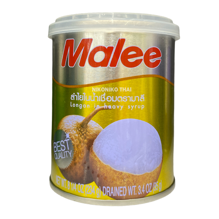 Malee/말리 과일 통조림 - 용안/롱간 (Longan) 234g : 니코니코 타이 마켓 / 태국 구매 대행