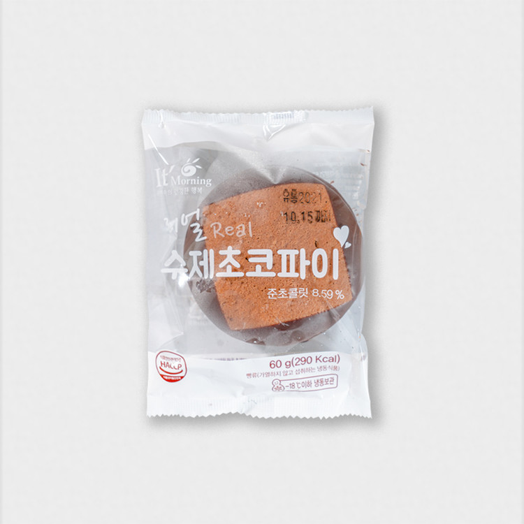 [잇모닝] 리얼수제 초코파이 1.2kg(60g x 20ea) : 서울상회