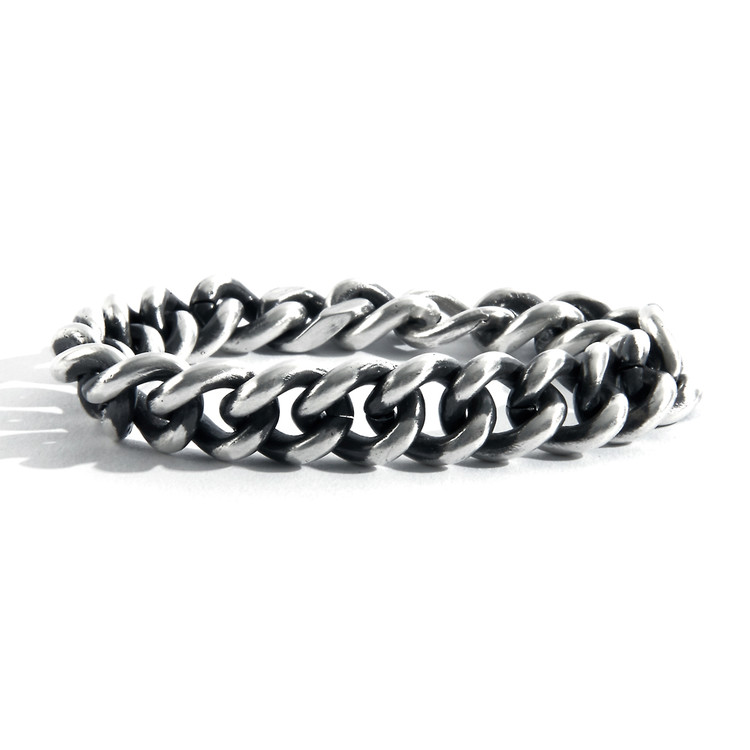 35-S CURB CHAIN SPRING LOCK BRACELET : 솔티 공식 온라인스토어