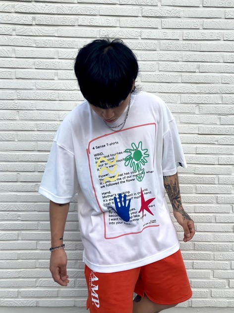 DAMP '4SENSE' OVERSIZED TEE : 모티브-이펙트