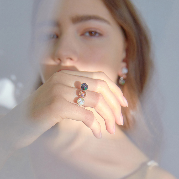 (21) Luvinball_Triple Snowball Ring : wink. - Global B2B platform for select Korean Fashion ...