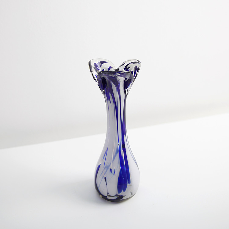 original Murano blue marble vase 1950s : 라이트피커
