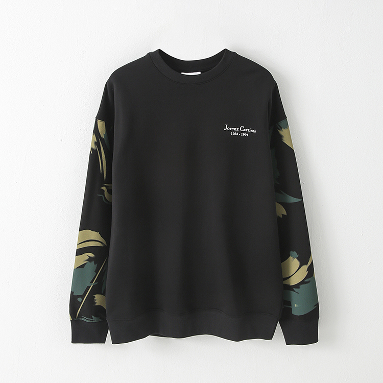 (21AW) jorenz Cartiess_Sleeve camouflage sweat shirt (BLACK) : wink ...