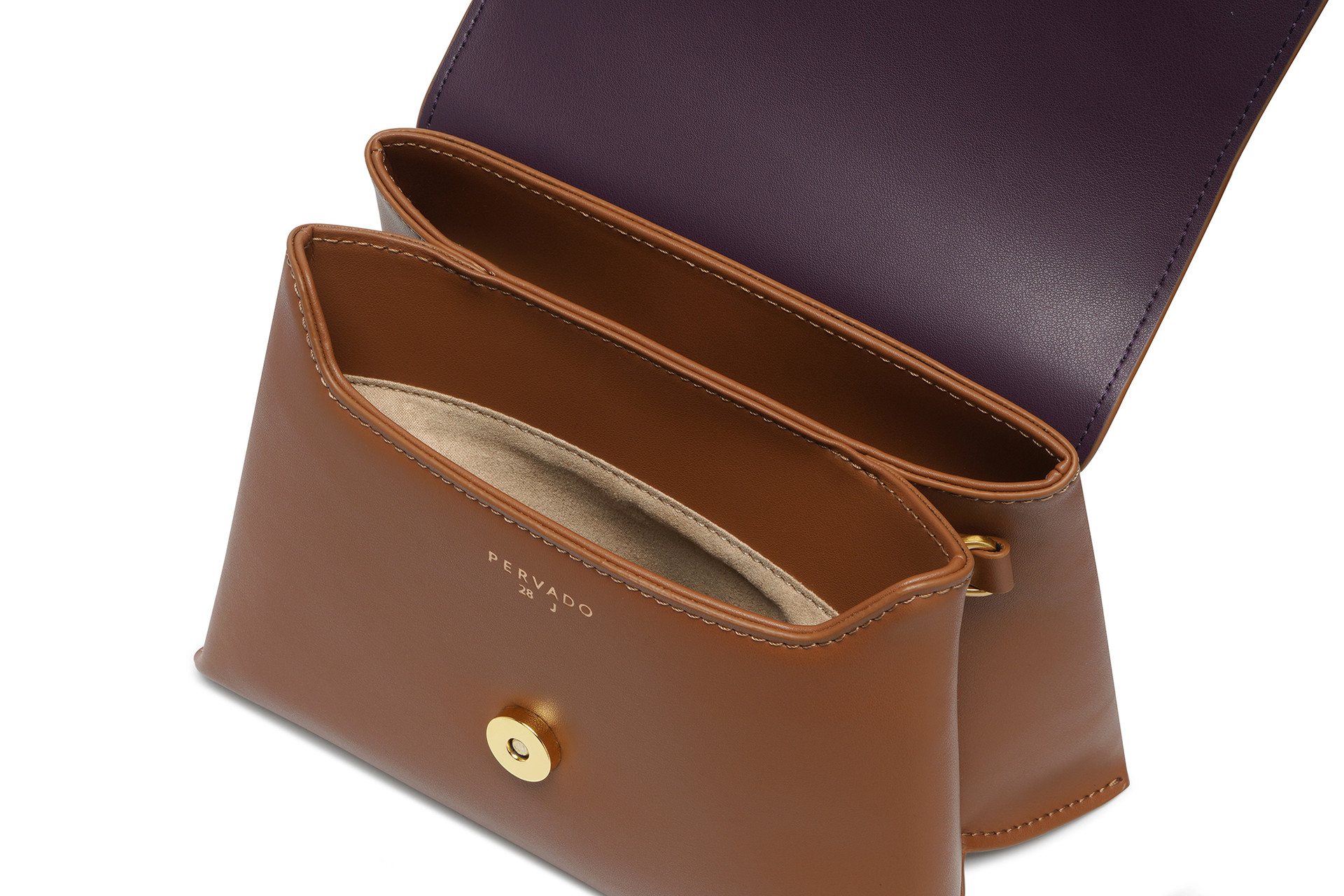 (HIEMS COR) 62 NULLA TOTE BAG CAMEL/DEEP PURPLE : wink. - Global B2B ...