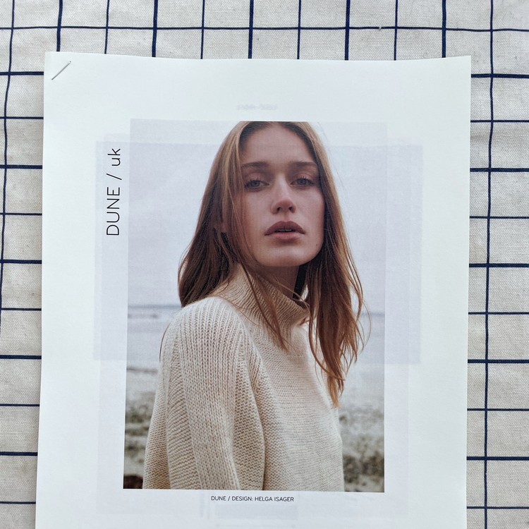 [Isager] DUNE 영문도안패키지 /간절기니트 : Knitsoon Atelier