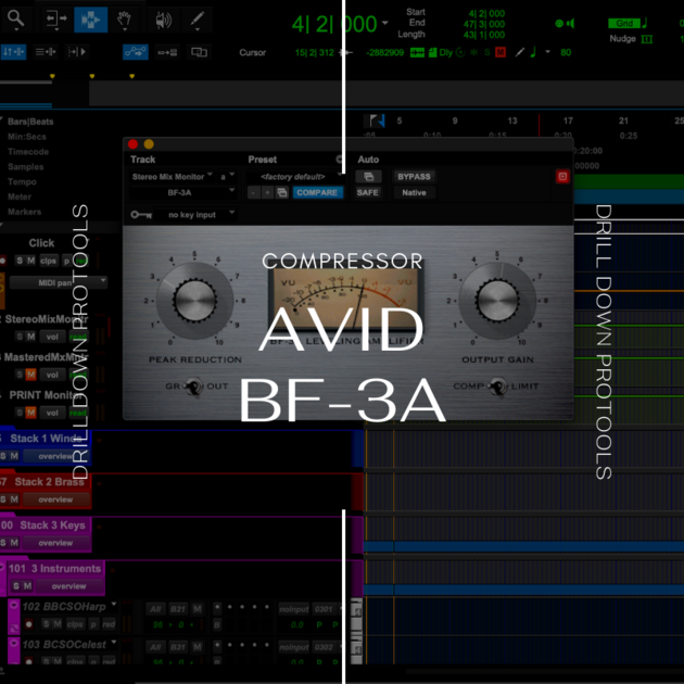 BF-3A (LA-3A) - PROTOOLS 플러그인 가이드 : 제이지실용음악학원