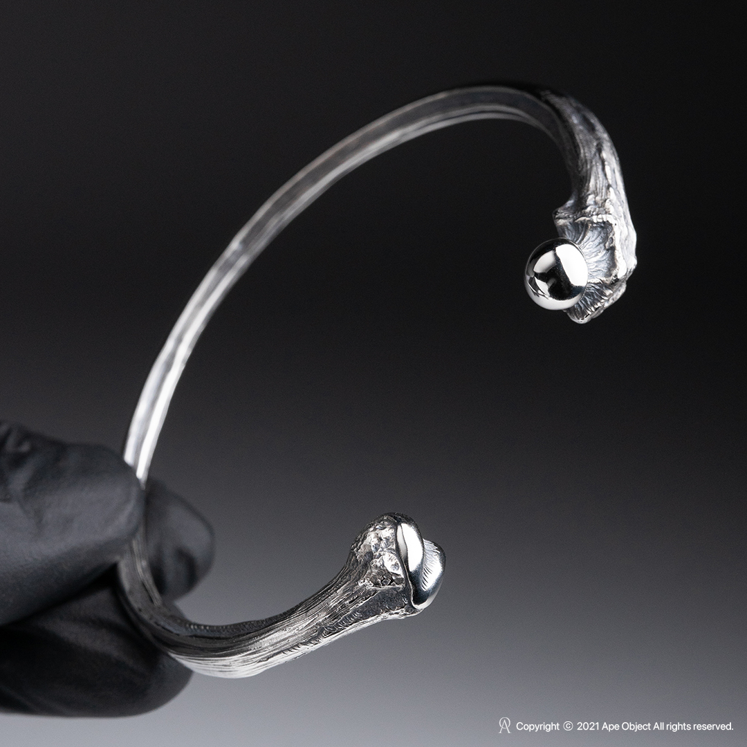 Bone BangleㆍSilver 925 : Ape Object
