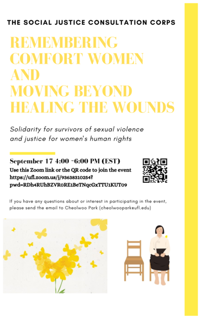 Remembering Comfort Women and Moving beyond Healing the Wounds : 게인즈빌 ...