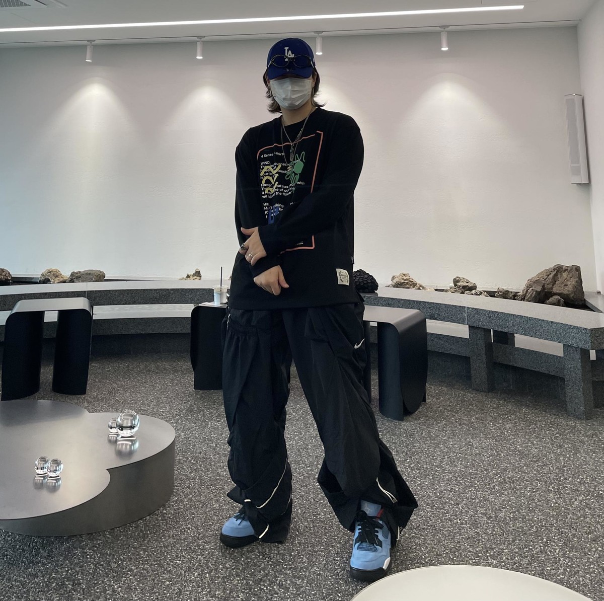 DAMP ‘4 SENSE’ OVERSIZED L/S TEE : 모티브-이펙트