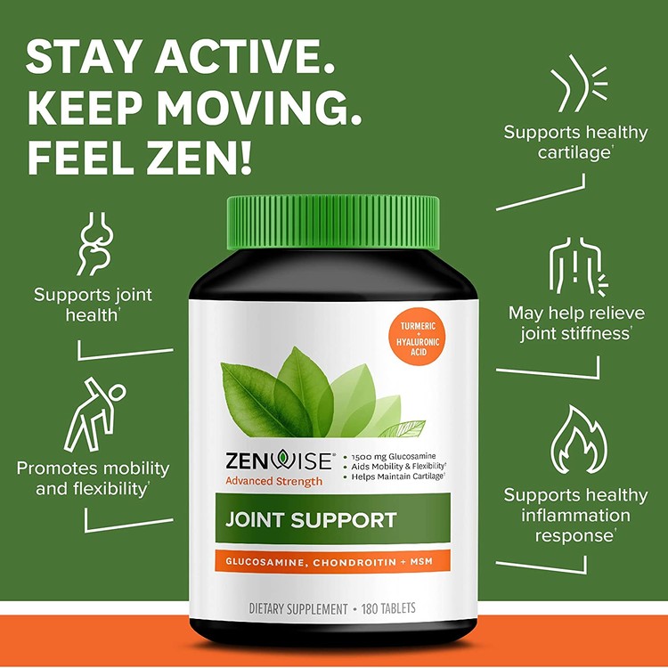 젠와이즈 어드밴스드 스트렝스 조인트 서포트 180정 / Zenwise Health Joint Support Supplement ...