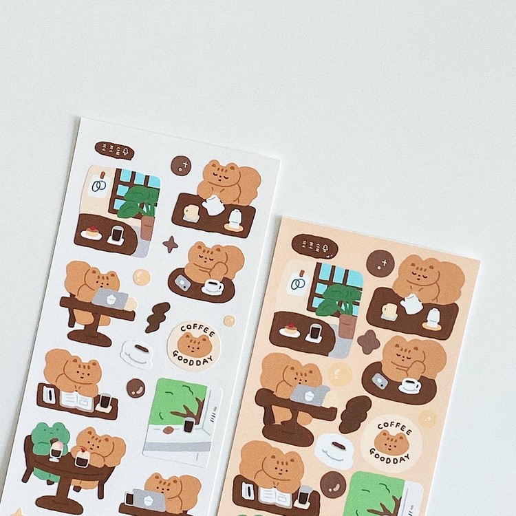 popo_soop | In the cafe seal sticker : Lovticker