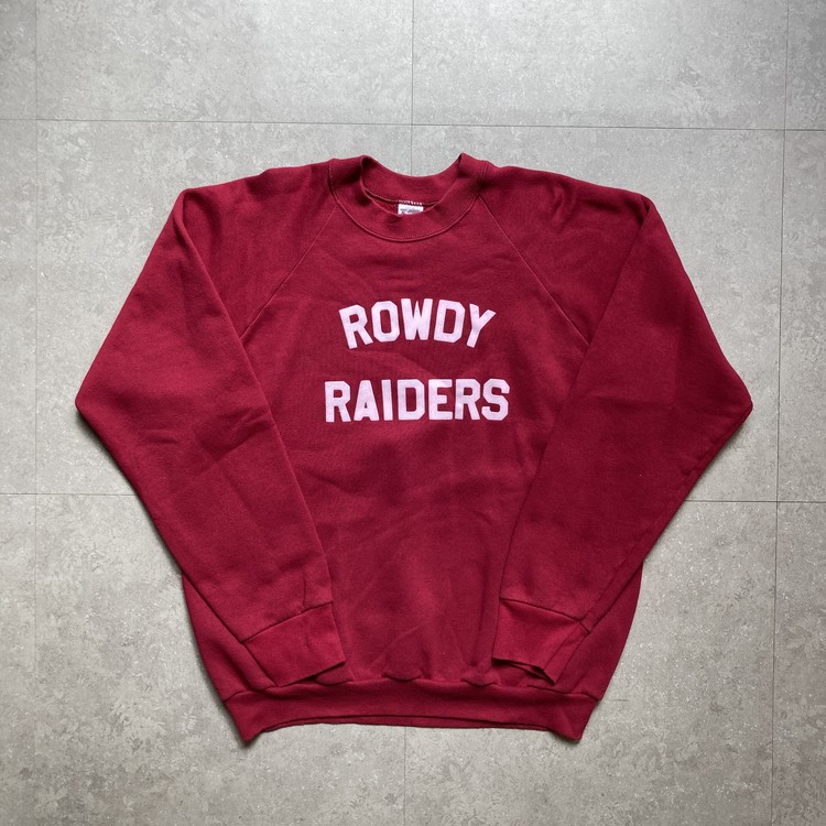 90's fruit of the loom rowdy raiders sweat shirt : soberseoul