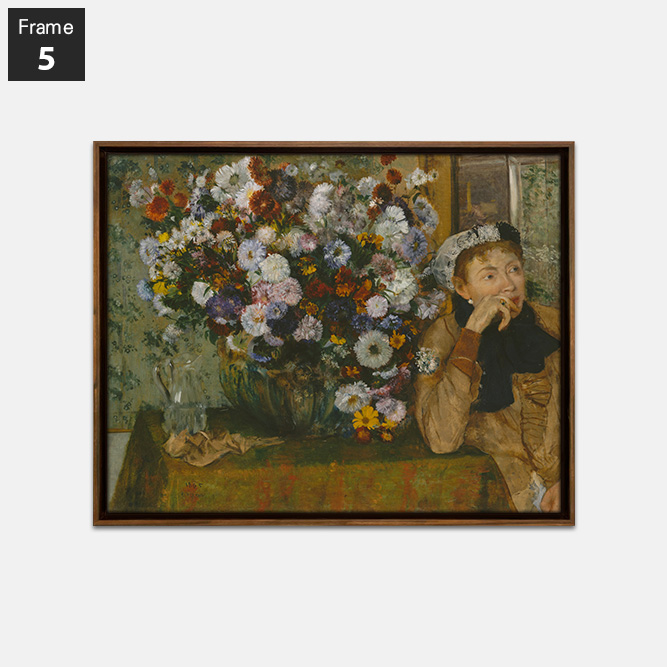 에드가 드가 화병 옆에 앉은 여인 아트페이지 Artpage