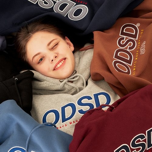 [ODDSTUDIO] ODSD LOGO APPLIQUE HOODIE (8 COLOR) : チンチャ韓国代行