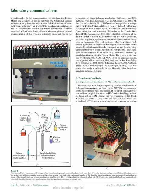 The Protein Maker: an automated system for high-throughput parallel ...