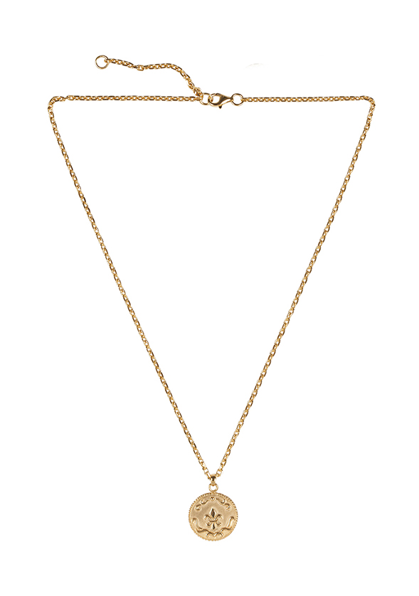(SAVAGE)Gold Coin Pendant Necklace : savage_en