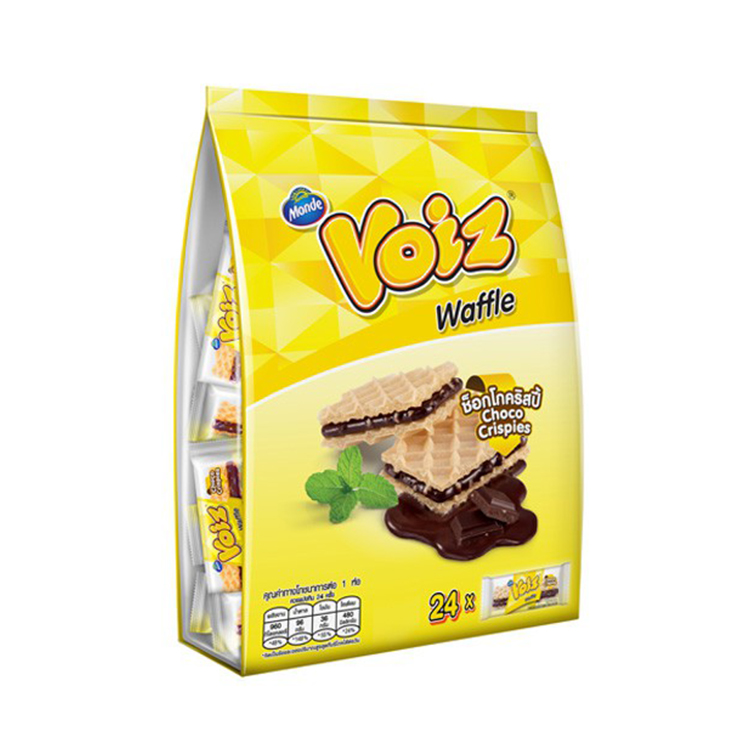 voiz/วอยซ์ วาฟเฟิล ช็อกโกคริสปี้ (24 ซอง) : นิโกะ นิโกะ มาร์เก็ต/ตัวแทน ...