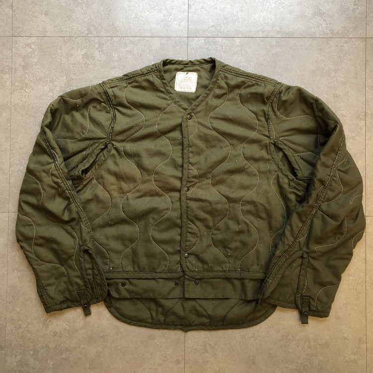 80's us combat vehicle crewman's coverall liner jacket : soberseoul