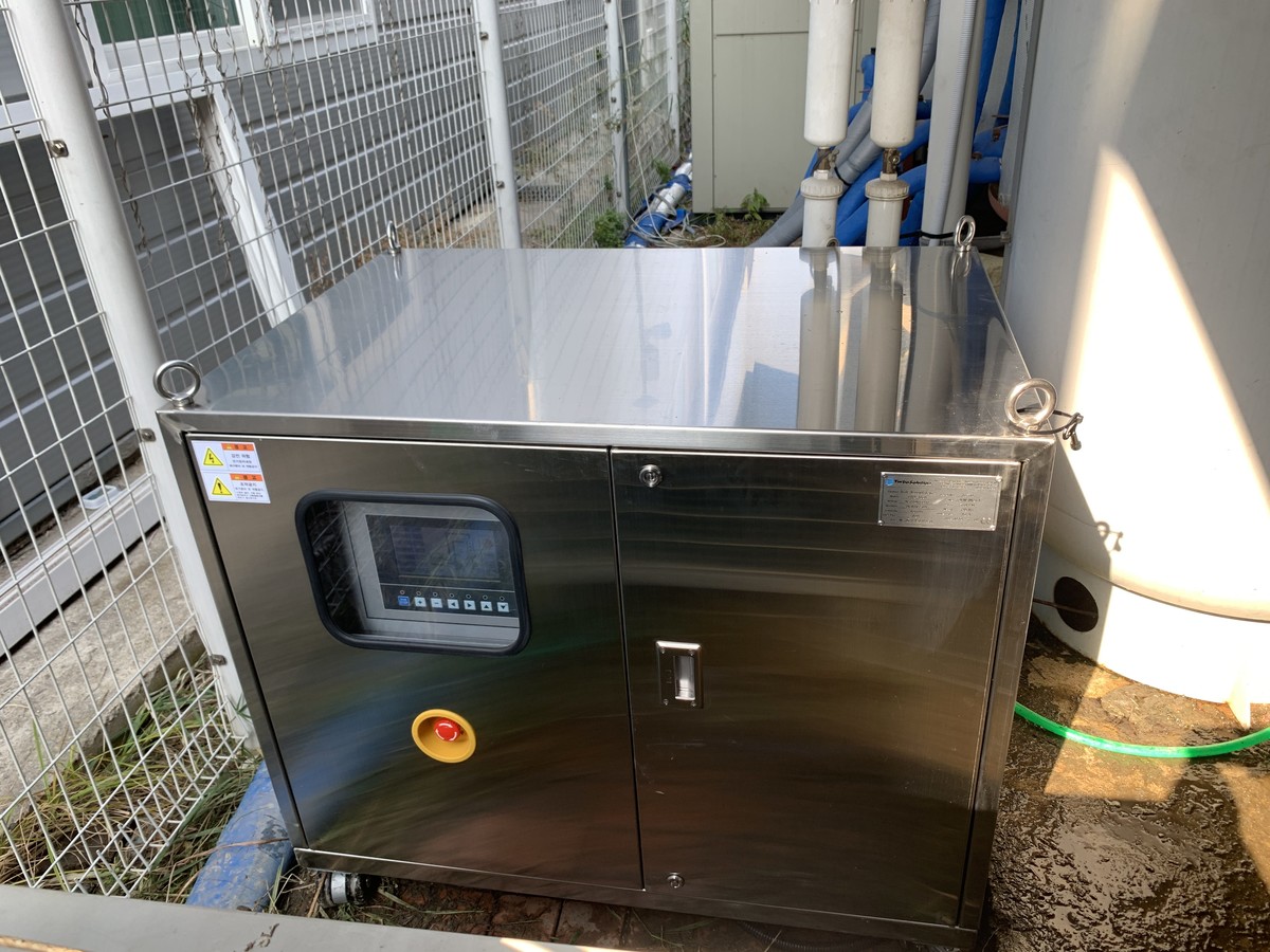 Example of installation of scale removal device (Gwangju M Company ...