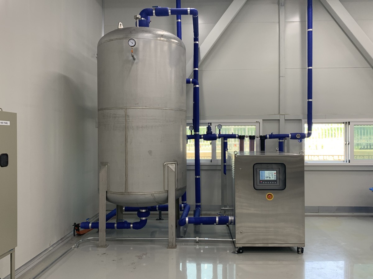 Example of installation of scale removal device (Cheongju Y Company ...