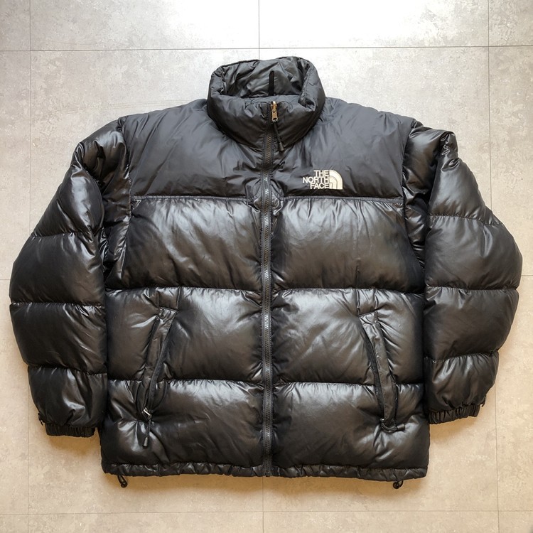 Rare 90's tnf og nuptse "center logo" down jacket : soberseoul