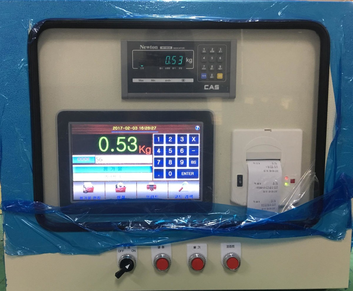 천안 L사 주문 형 PROGRAM 및 CAS NT-501A INDICATOR , BAS - 6026PS 연결 건 : 바소엔지니어링(주)