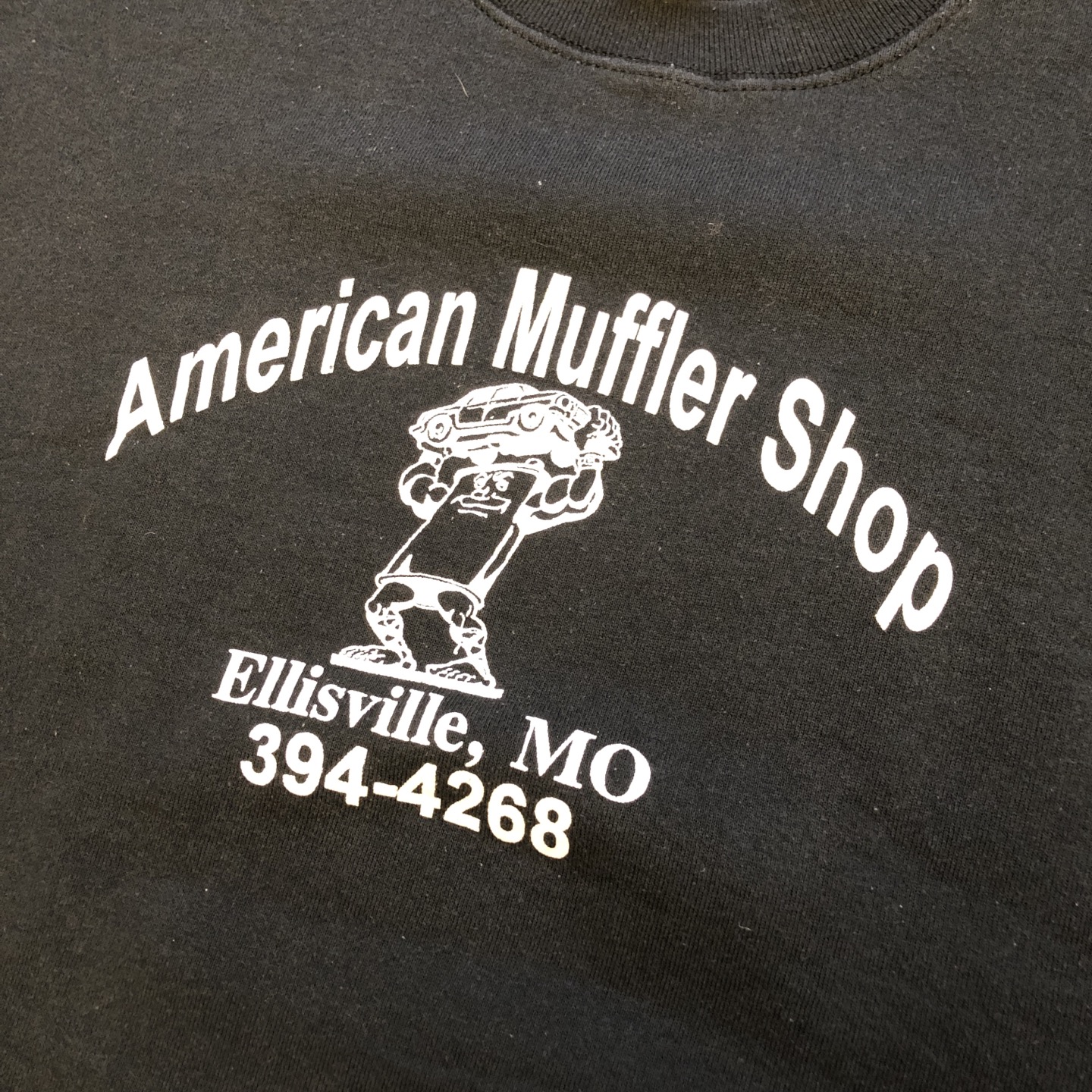 90's Fruit of the loom "American muffler shop" sweat shirt : soberseoul