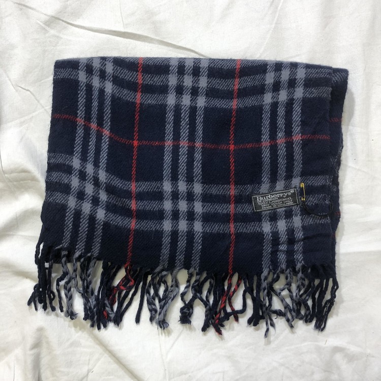 90s Burberry Lams Wool Muffler : OLDCOMPANY(올드컴퍼니)