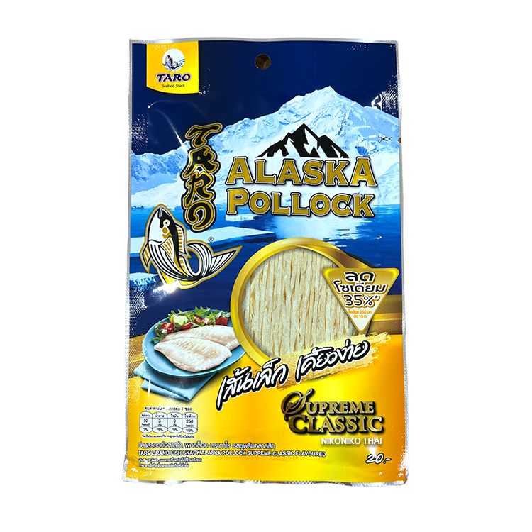 TARO ALASKA POLLOCK/ทาโร ปลาสวรรค์อลาสก้า พอลล็อค รสซูพรีมคลาสสิก : นิโ ...