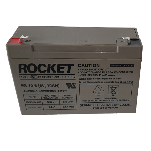 ES10-6 (6V 10AH) : 로케트배터리 전문회사 판테크