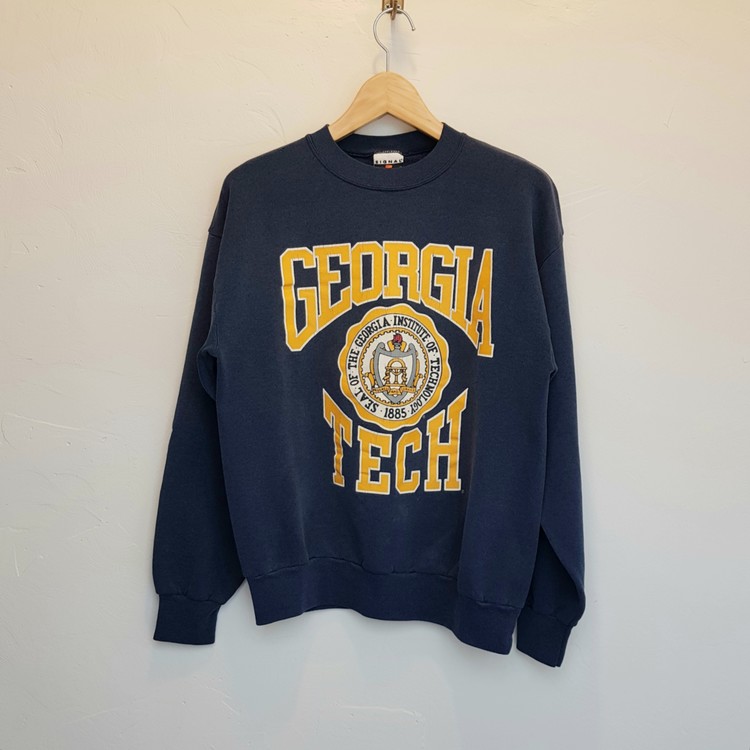 90s USA Georgia tech University Sweatshirt : 커넥티드도어 connected door