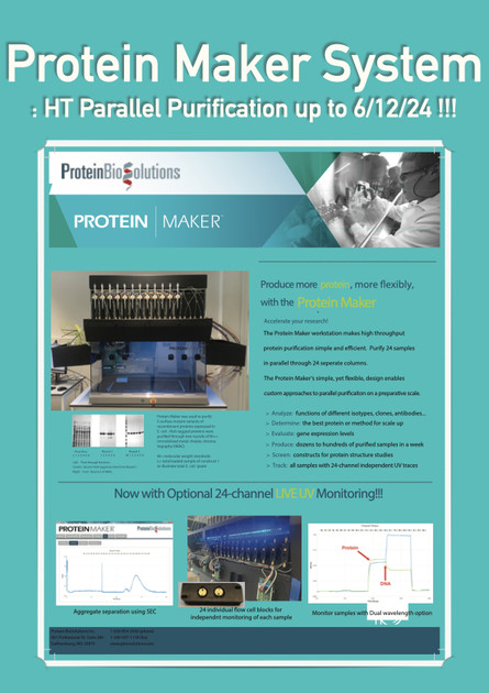 Protein Maker 24 / 12 : HT Parallel Chromatography : 이앤씨바이오
