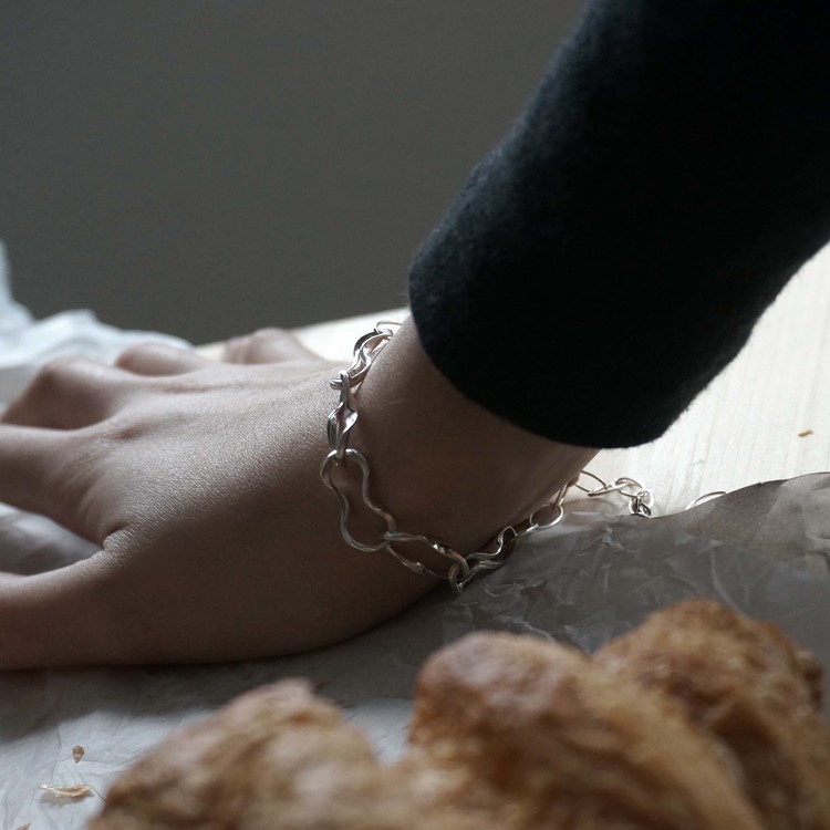 twisted pastry bracelet #002 : 타이니바이트 tinybite -핸드메이드 주얼리