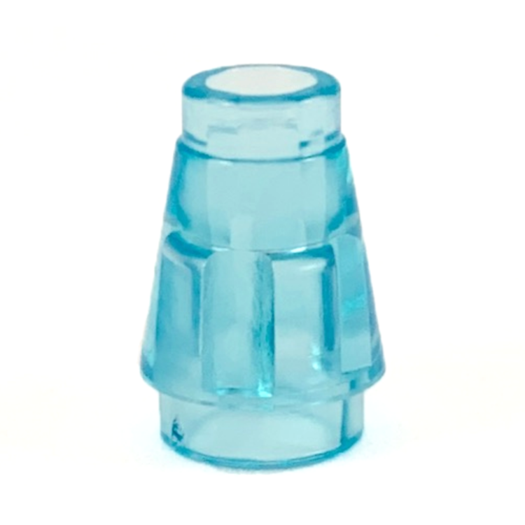 레고부품 Trans-Light Blue Cone 1 x 1 with Top Groove (4589b) : 오!브릭 - 레고부품 쇼핑몰